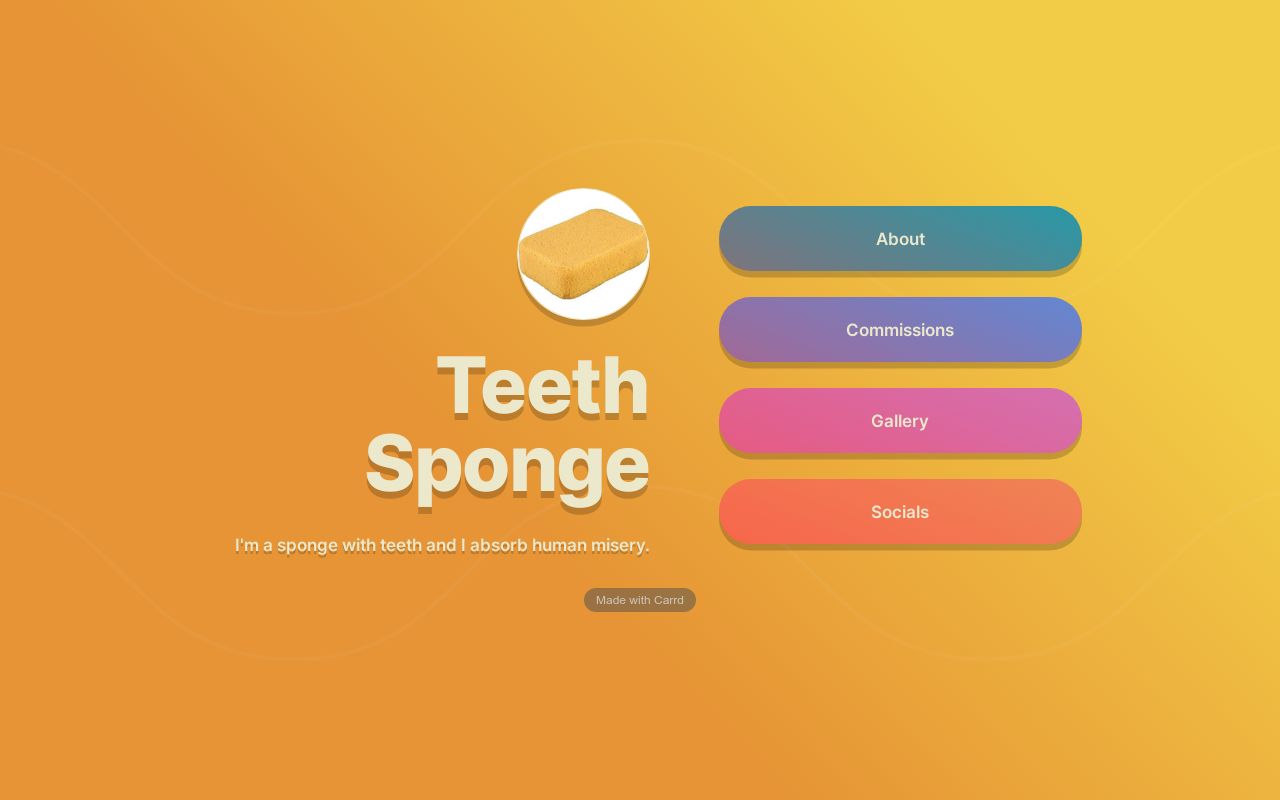 Teeth Sponge